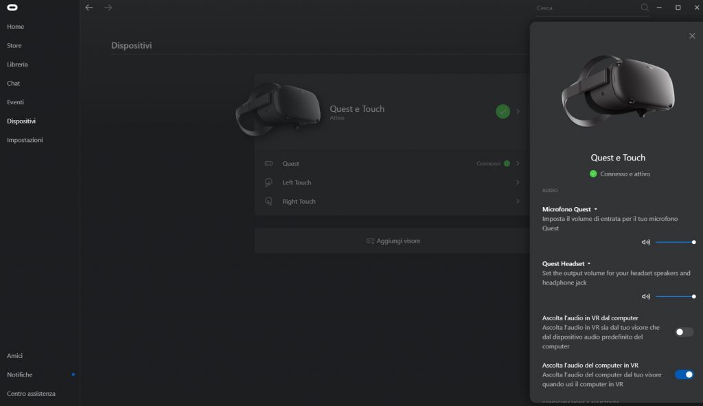 Guida all'attivazione di Oculus Link su Oculus Quest - Alternative Reality